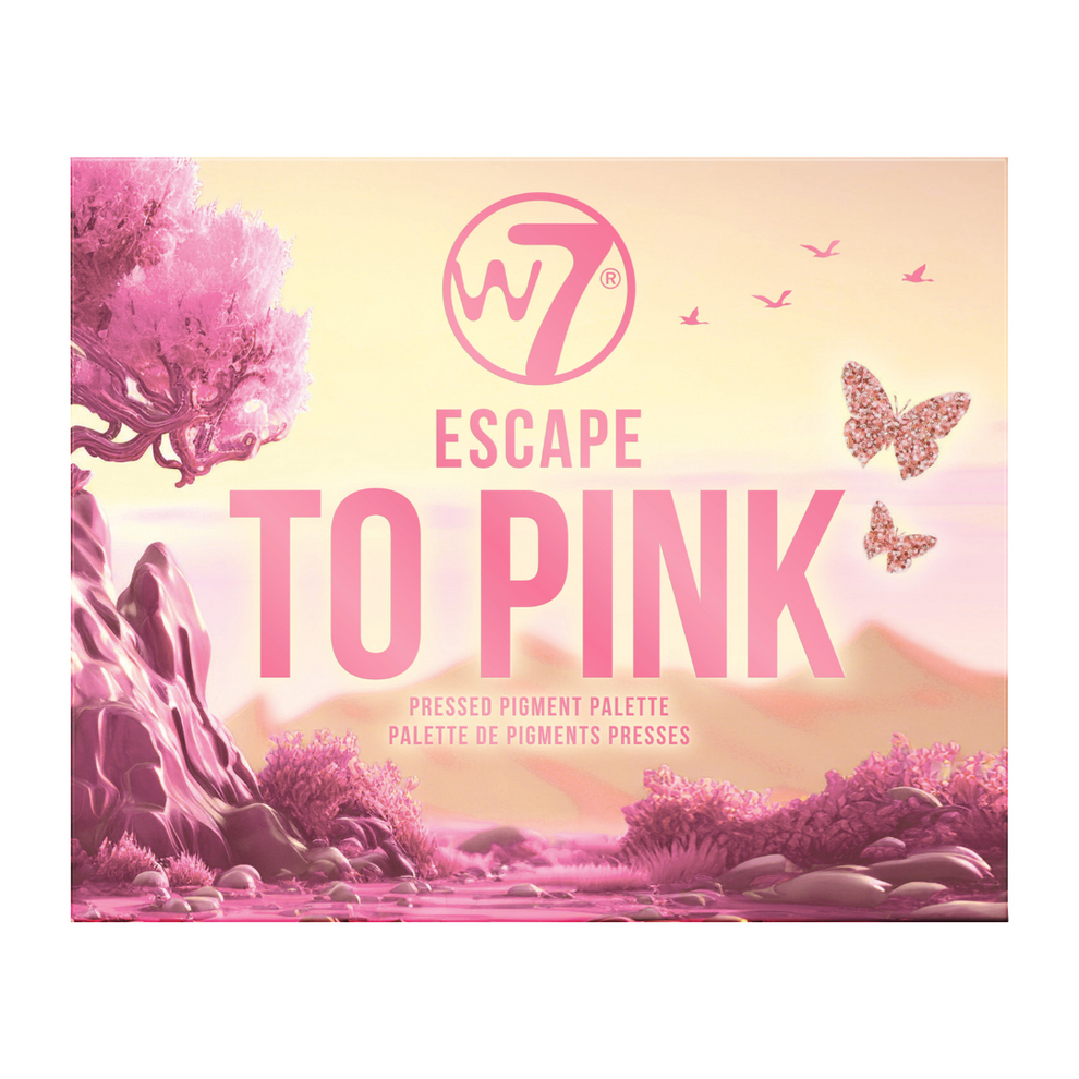 Escape To Pink Pressed Pigment Palette – W7